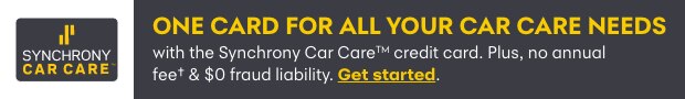 Synchrony Car Care. One card for all your car care needs with the ...